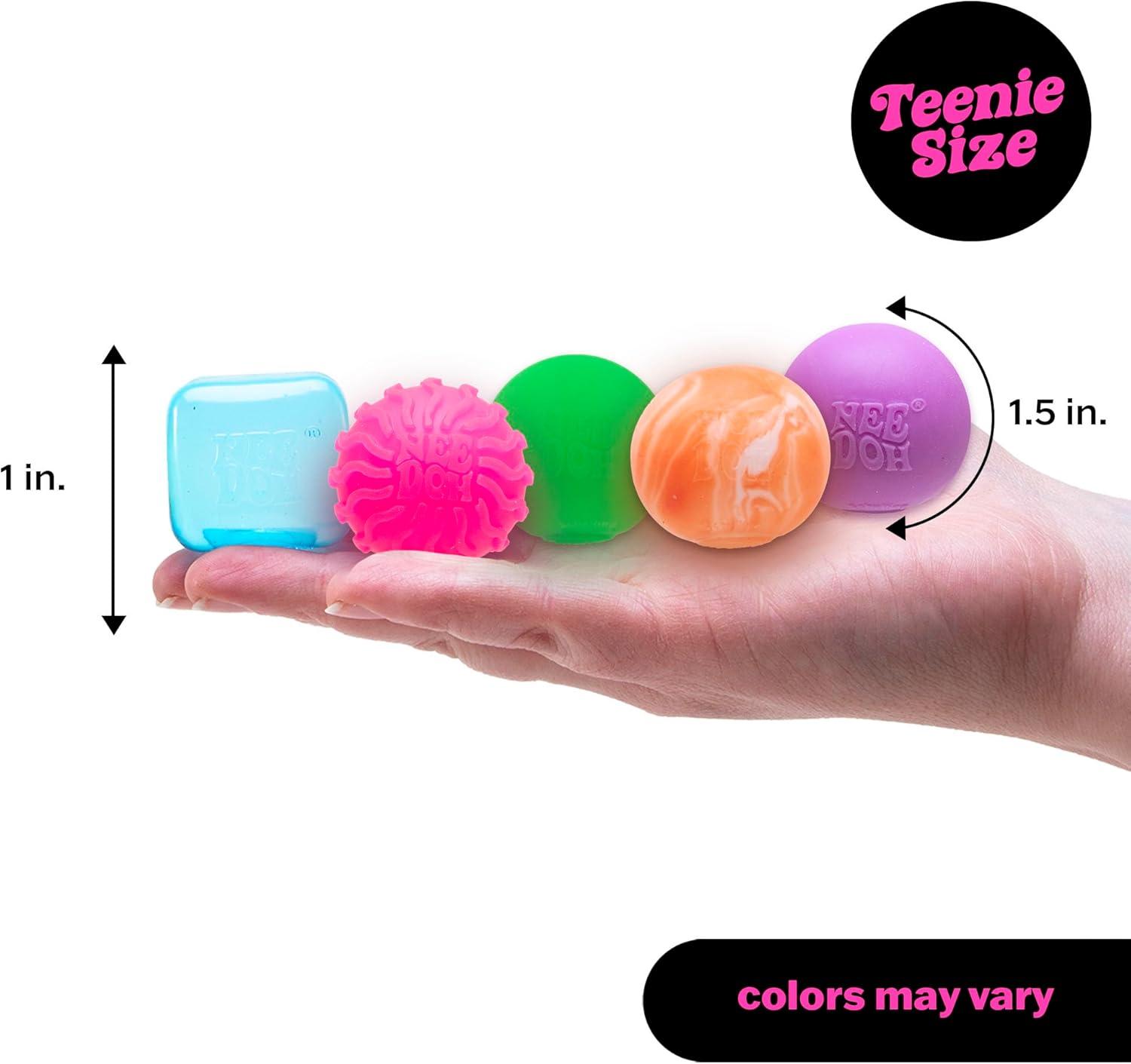 NeeDoh Teenie 10-Pack – 5 Styles of Teenie Squishies- Nice Ice Baby ...
