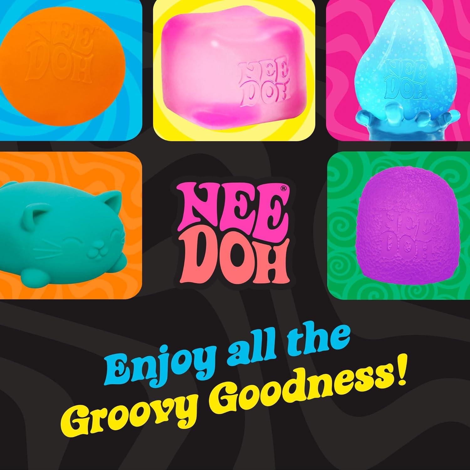 Schylling NeeDoh Dohnut Hole Needoh 4 Pack – Sensory Squeeze Toy – 1.5 ...