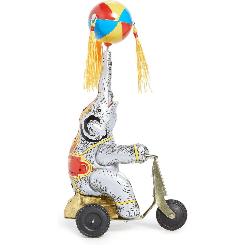 Schylling Tin Elephant on a Bike - Schylling Classic Toy Shop